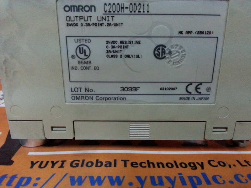 OMRON C200H-OD211 OUTPUT UNIT - 裕益科技自動化設備可程式編碼器PLC分散式控制系統DCS